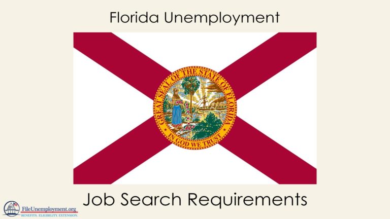 Florida Unemployment: Work search requirements and job training