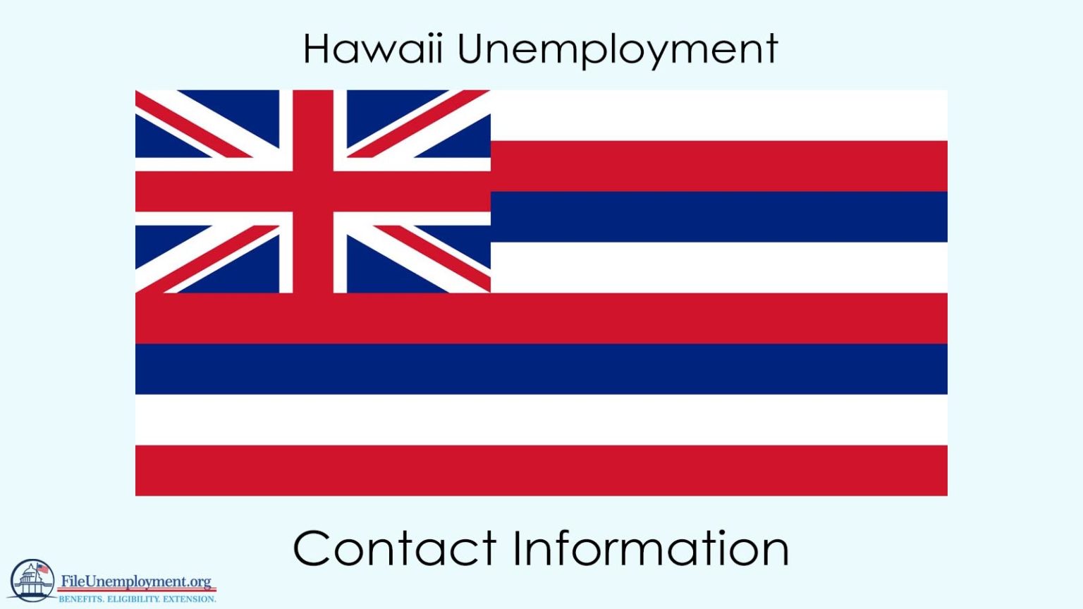 Hawaii Unemployment Contact - Phone Numbers and Addresses