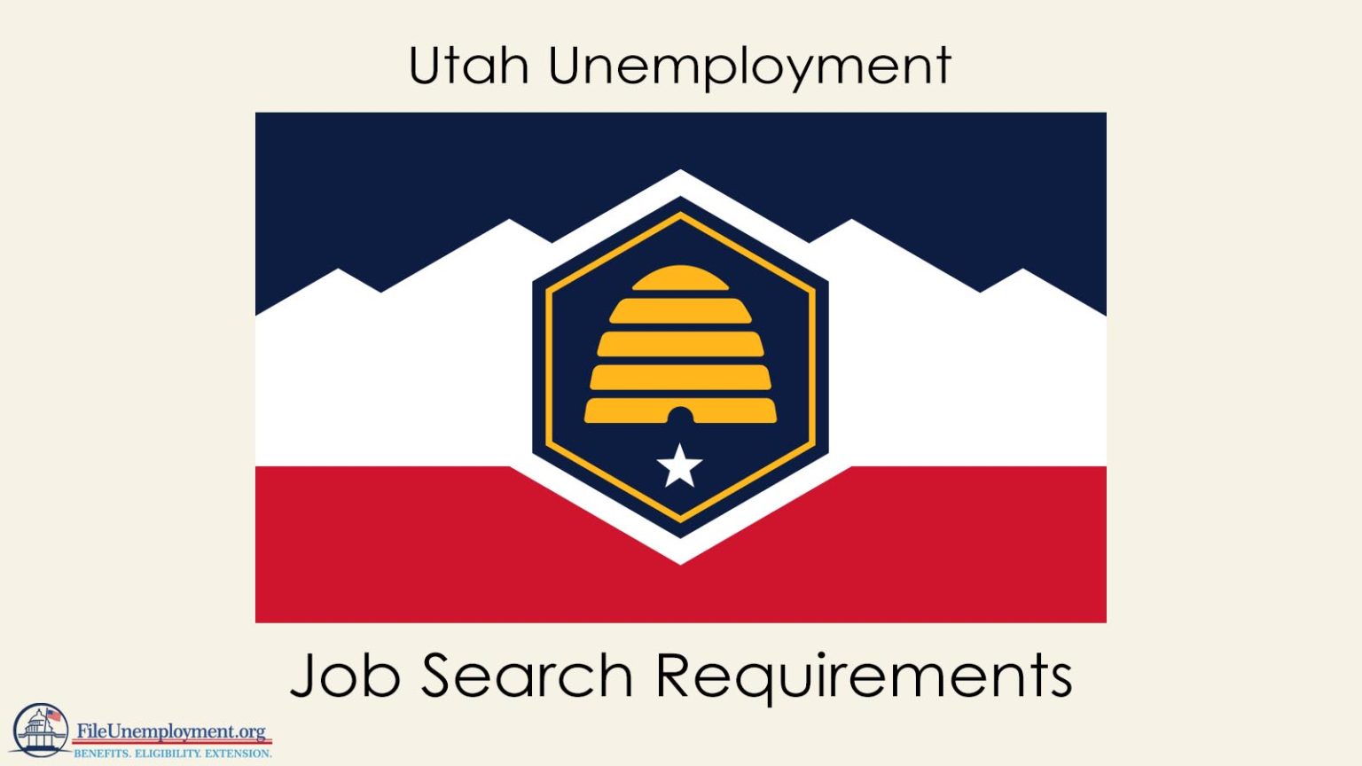 What are the work search requirements for Utah unemployment benefits?